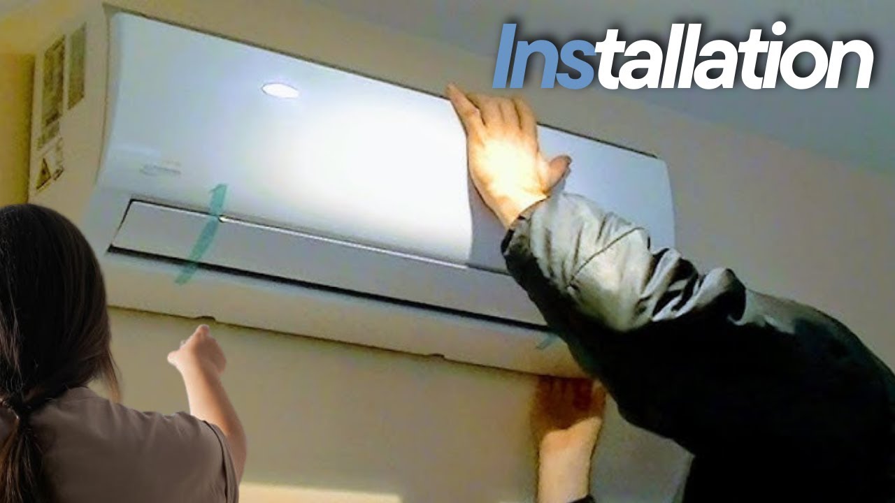 How to Install - Mini Split Air Conditioner Installation - Step By Step ...