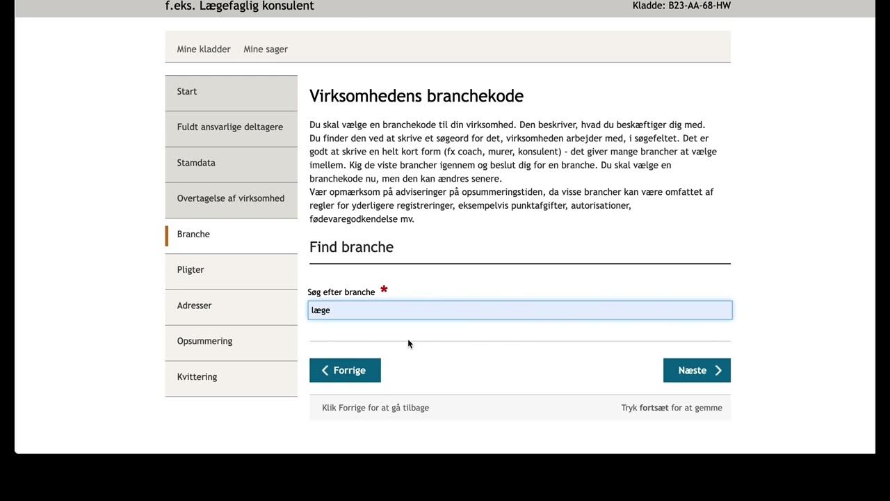 Vejledning til Oprettelse af en Enkeltmandsvirksomhed - YouTube