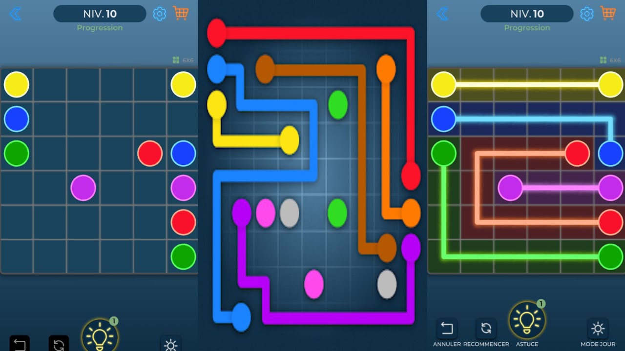 Connect the Dots - Puzzle Gameplay Mobile Game Walkthrough All Levels ...