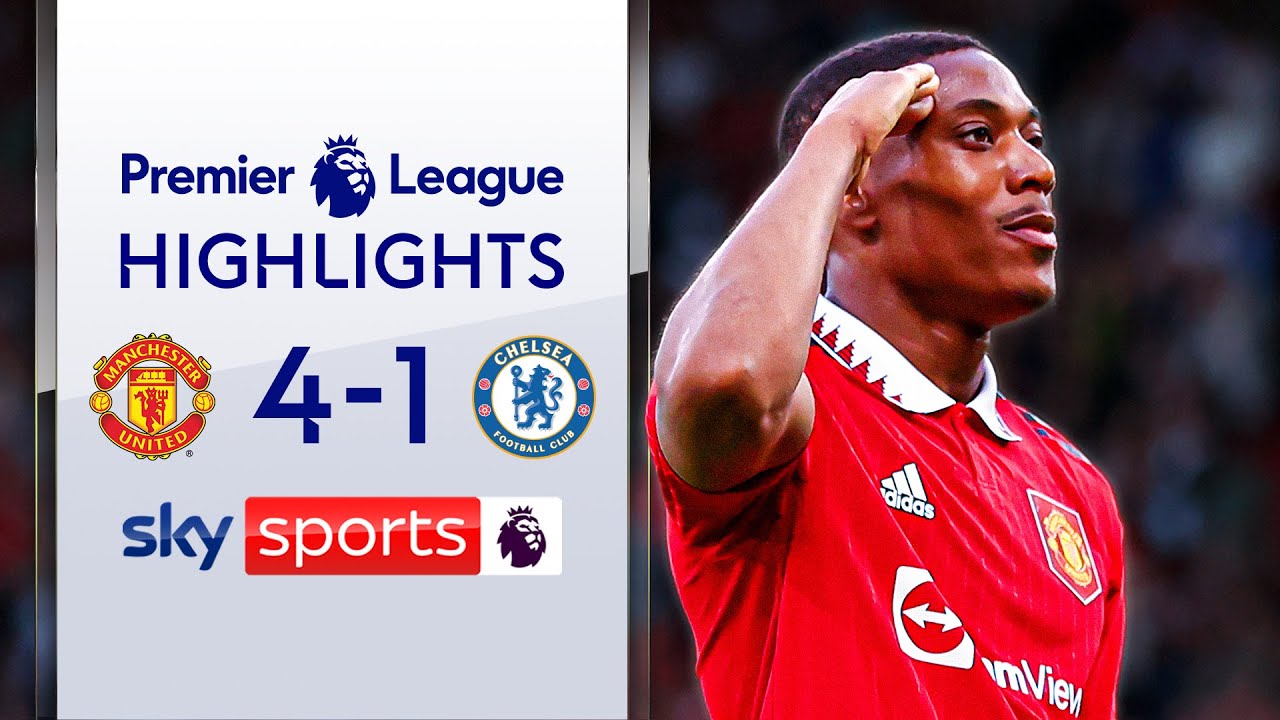 Man United Thrash Chelsea To Secure Ucl Spot Manchester United 4 1