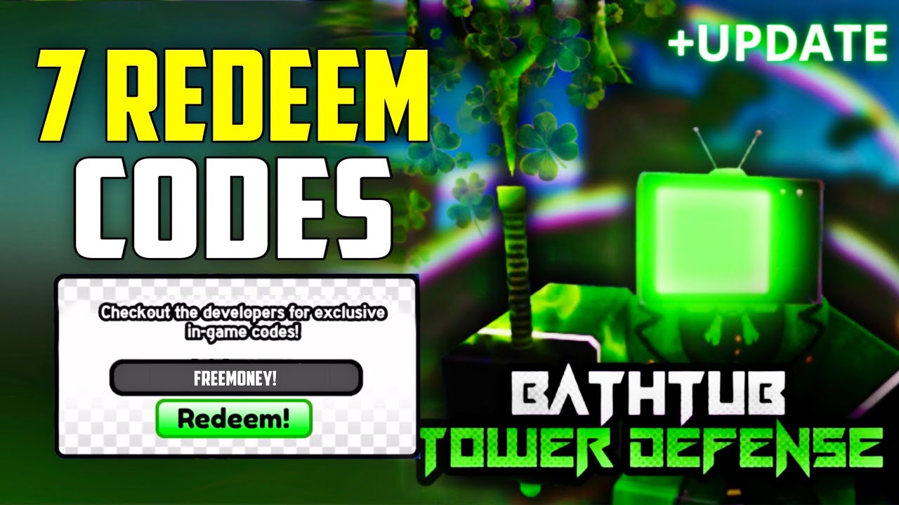 *NEW* ALL WORKING CODES FOR BATHTUB TOWER DEFENSE 2024! ROBLOX BATHTUB ...