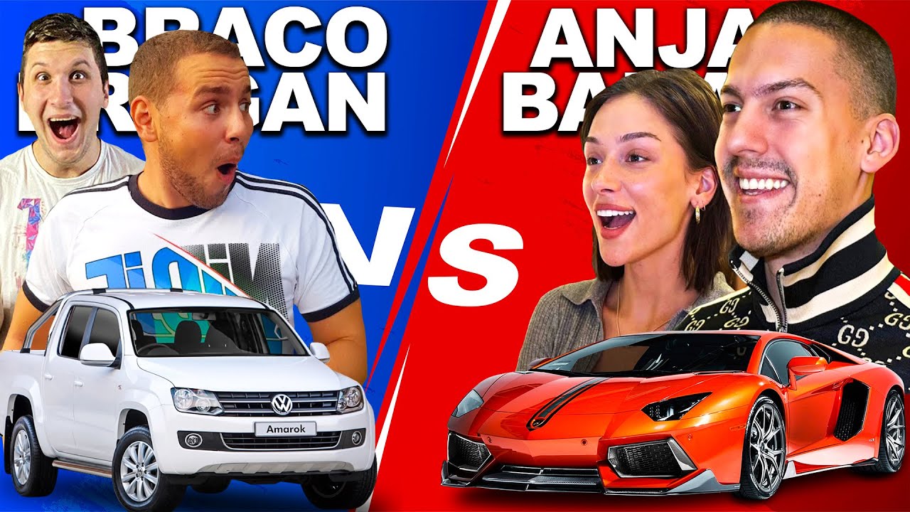 BRACO GAJIĆ & DRAGAN vs ANJA & BAKA (VW Amarok vs Lamborghini Huracan ...