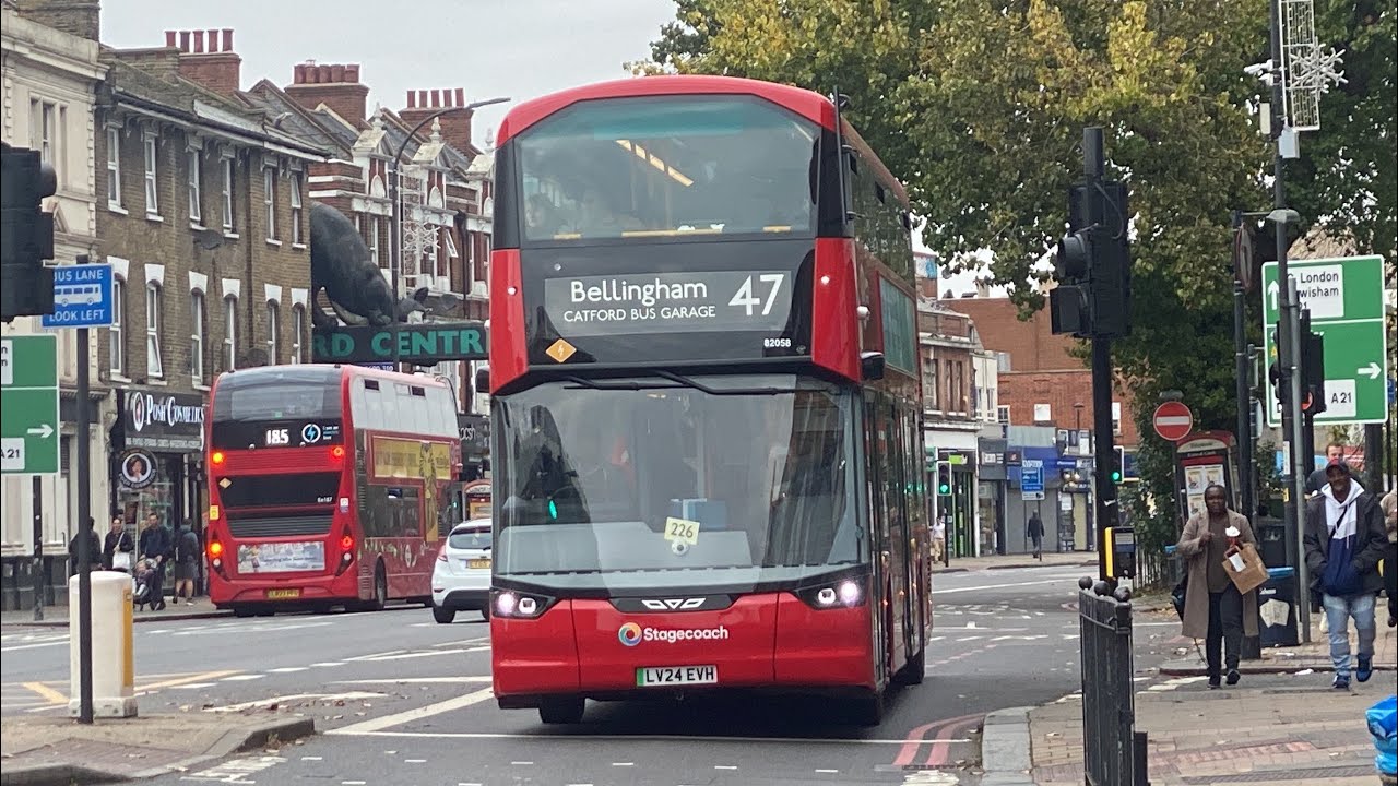 *First Time* Stagecoach London Route 47 Journey | Vision Zero Wright ...