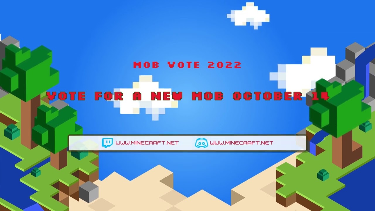 MINECRAFT MOB VOTE 2022: VOTE FOR A NEW MOB! OCTOBER 14 - YouTube