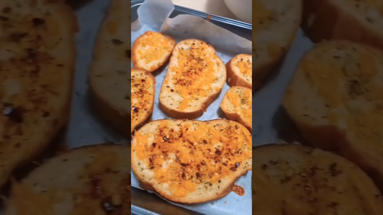 Cheesy Garlic Bread, when you make everything you crave for at home! scrumptious cheesy garlic ...