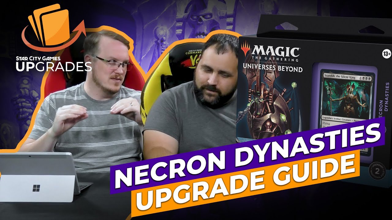 NECRON DYNASTIES Upgrade Guide | MTG Warhammer 40,000 Commander Deck ...