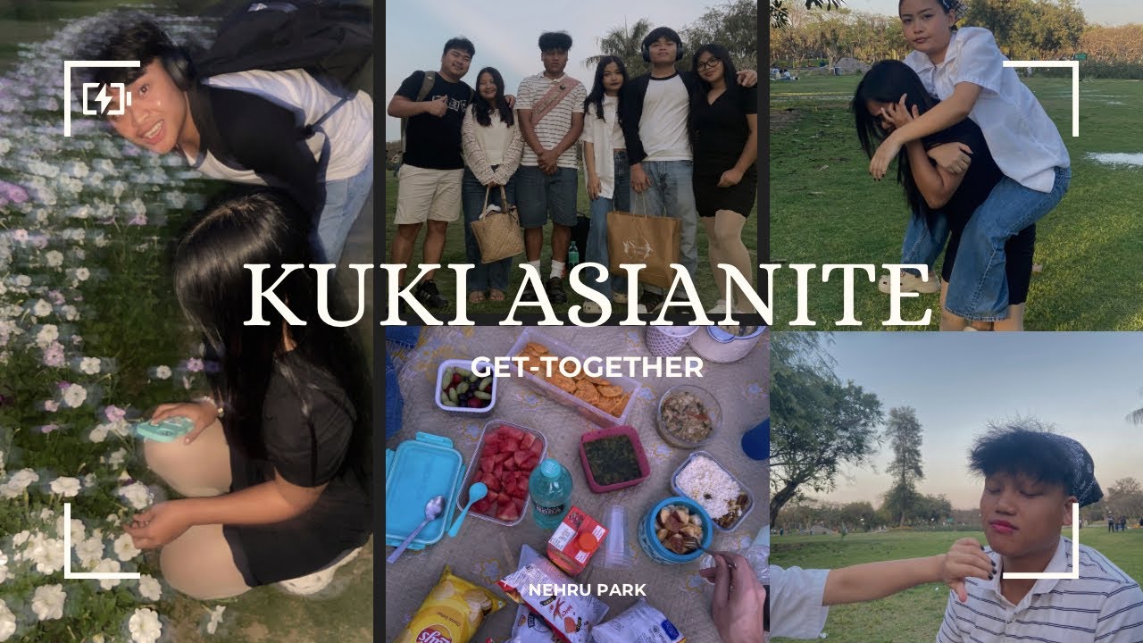 Kuki Asianite get-together at 📍Nehru park, Delhi 🫶🖇️🎀🫠 // food, drawing ...