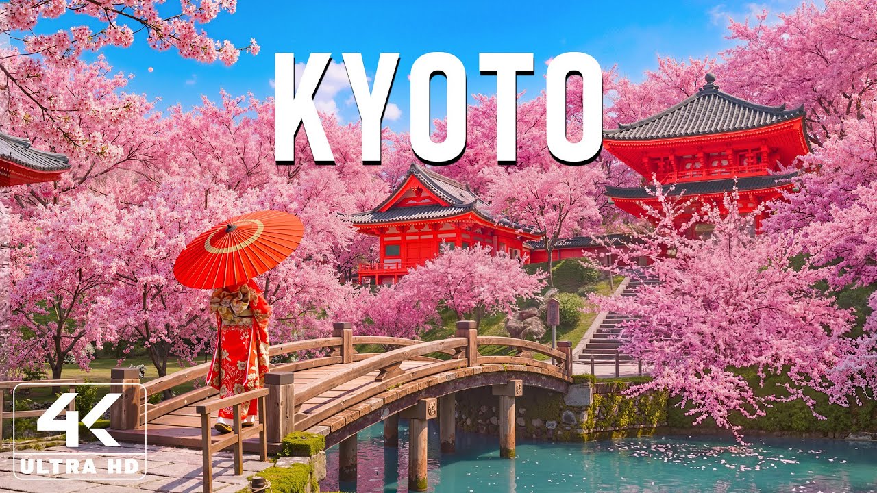 Spring in Kyoto, Japan 4K 🌸 Peaceful Walks Through Blossoming Parks ...