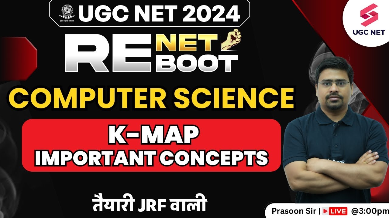 UGC NET 2024 Computer Science Revision | K-Map Important Concepts | Prasoon Sir - YouTube