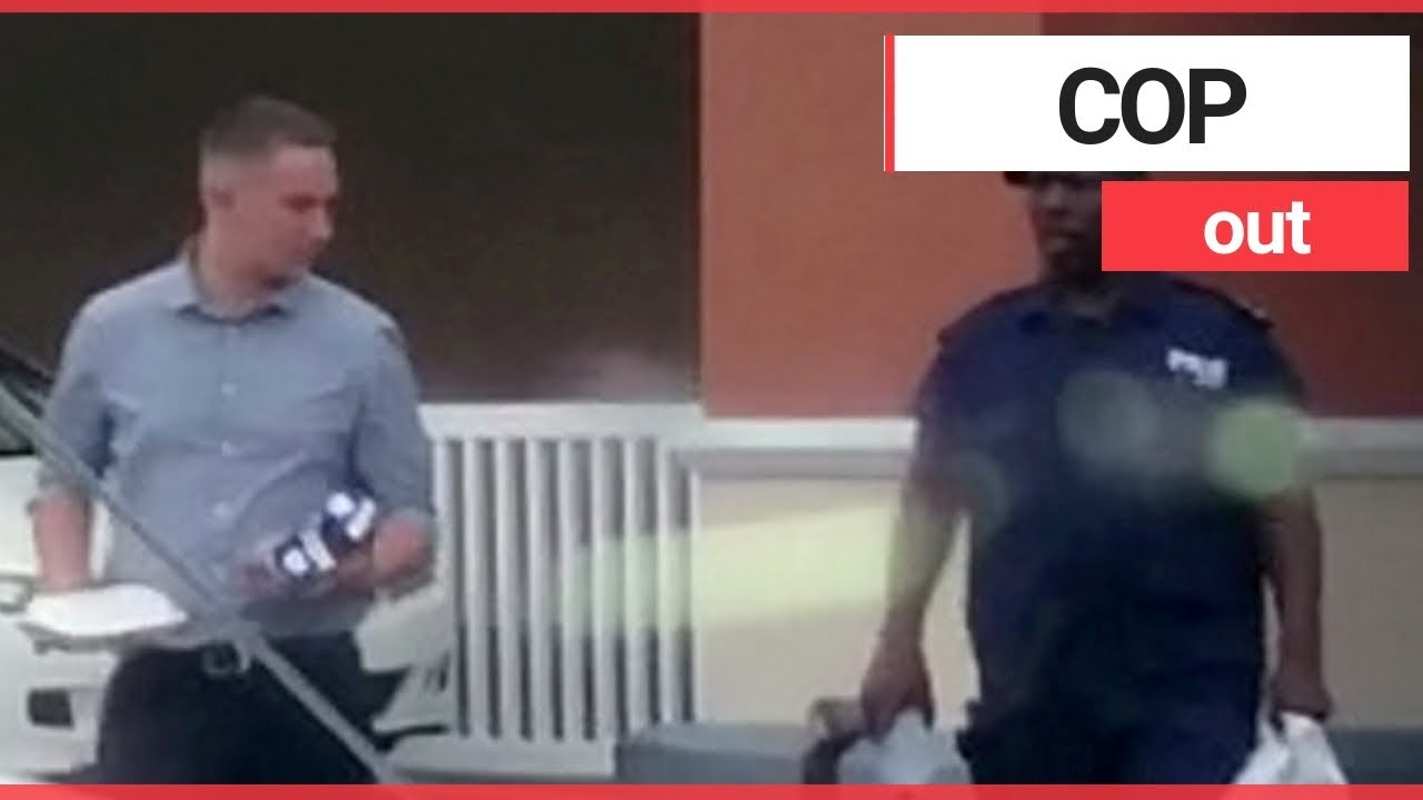 Brit cop facing rape claims spotted smiling and joking with local ...