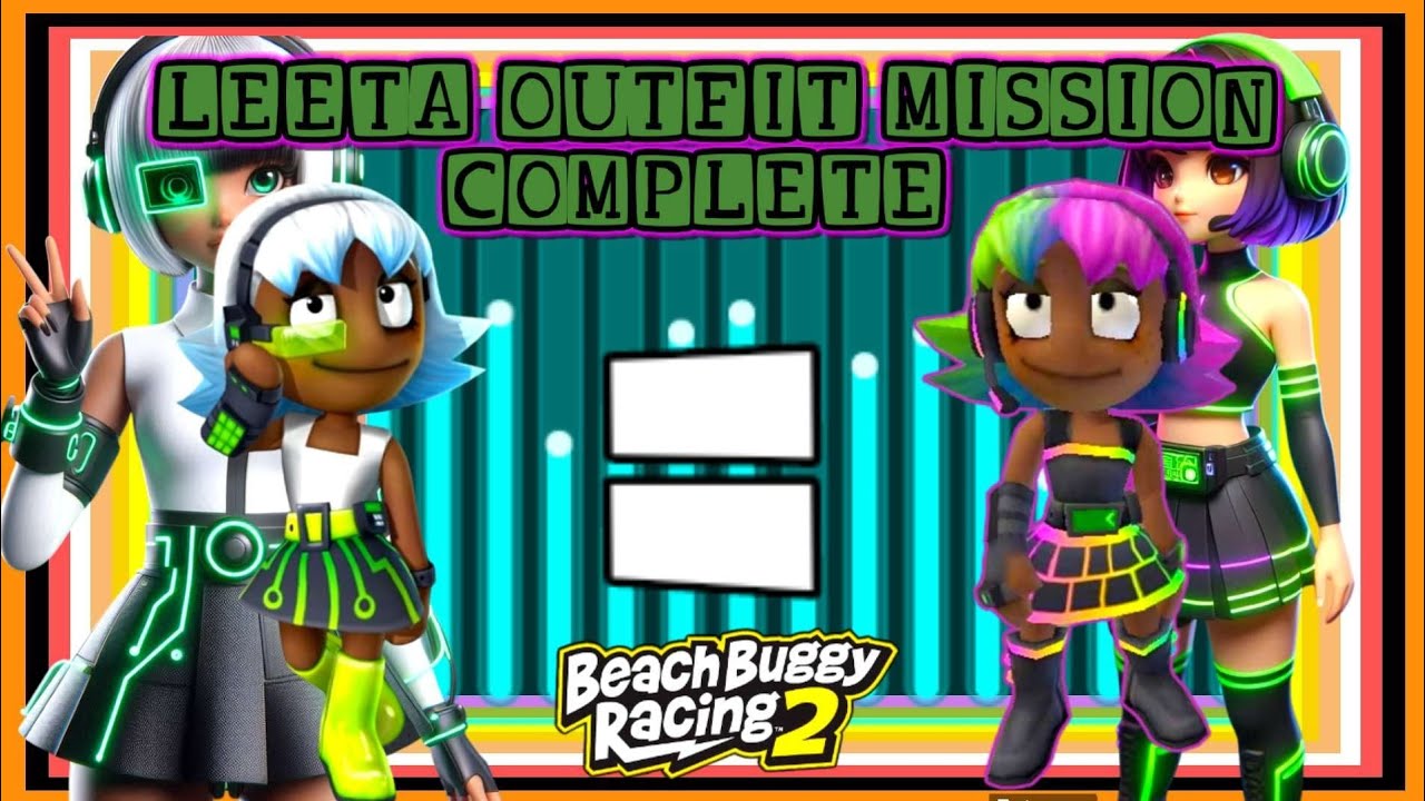 Leeta 2nd Outfit Unlock "Tutorial" Mission (Beach Buggy Racing 2) - YouTube