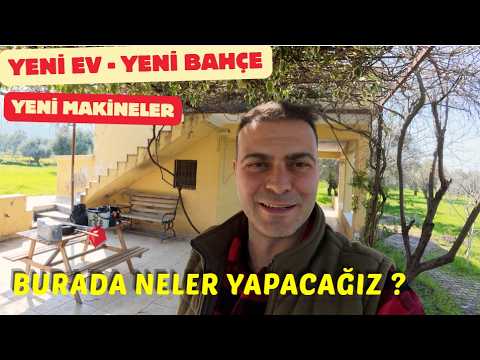YENİ KÖY EVİ VE ZEYTİN BAHÇEMİZDE NELER YAPACAĞIZ ?