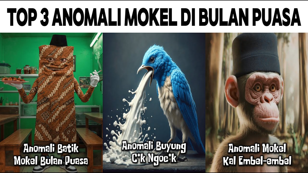 TOP 3 Anomali Mokel Di Bulan Puasa (jangan sampe ketahuan) - YouTube