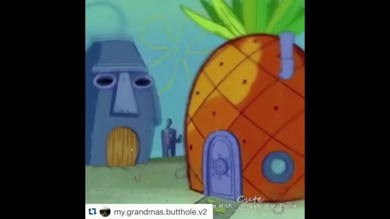 Squidward Mask off - YouTube