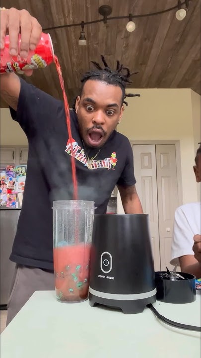 Lilwavve makes super sour smoothie 🍨 #shorts - YouTube