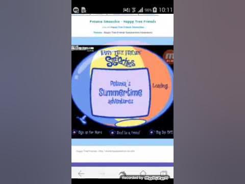 Happy Tree Friends Smoochies Cuddles Petunia - YouTube