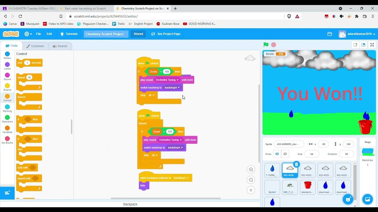 Save Water Game on Scratch - YouTube