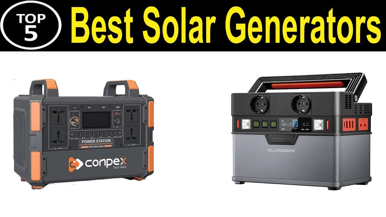 TOP 5 BEST Solar Generators Review 2024 - YouTube