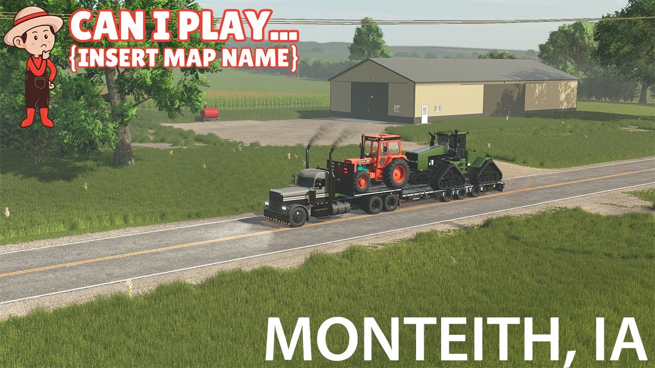 Monteith, IA - Can I Play - Episode 3 - Farming Simulator 25 - YouTube
