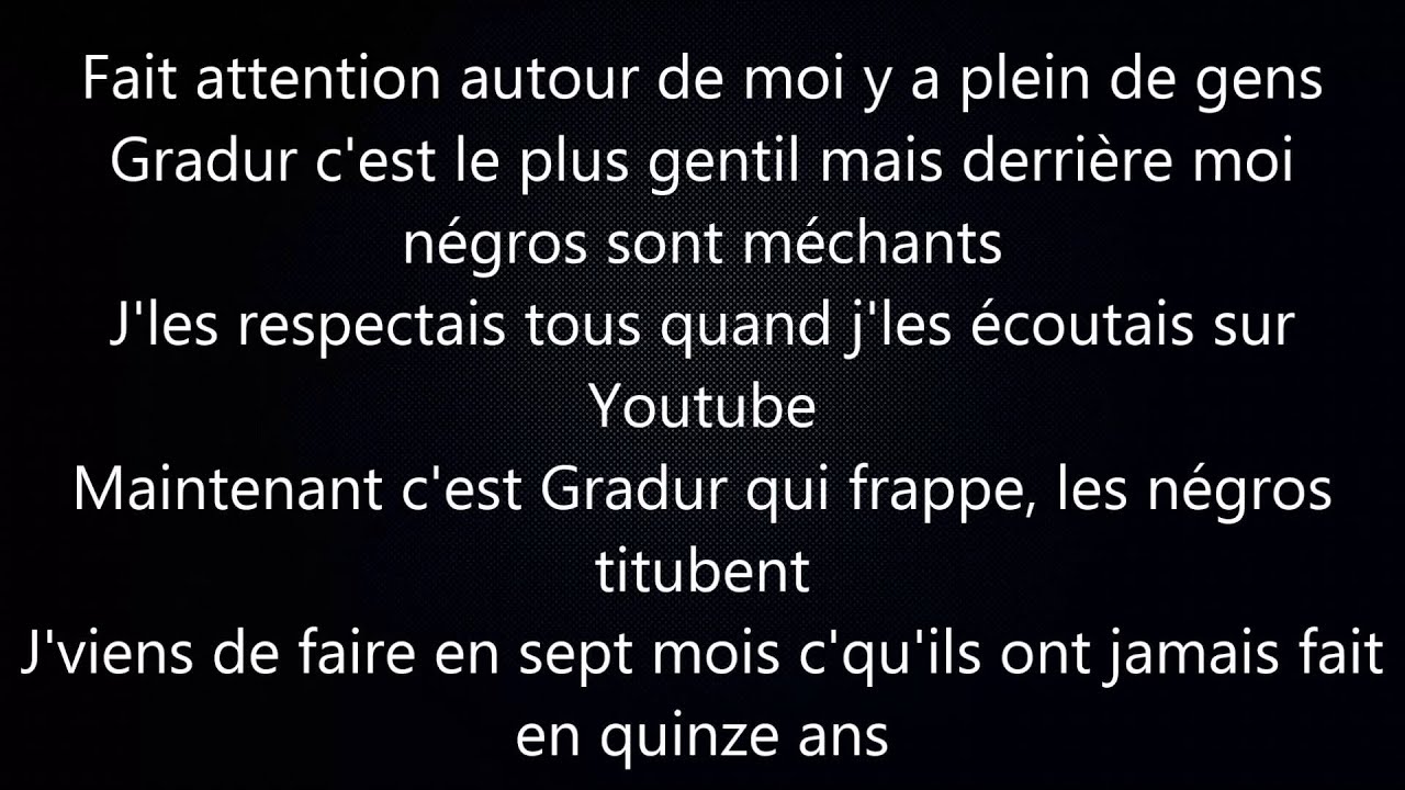 Gradur - Freestyle "Sheguey 10" #Traction avec Paroles/Lyrics - YouTube