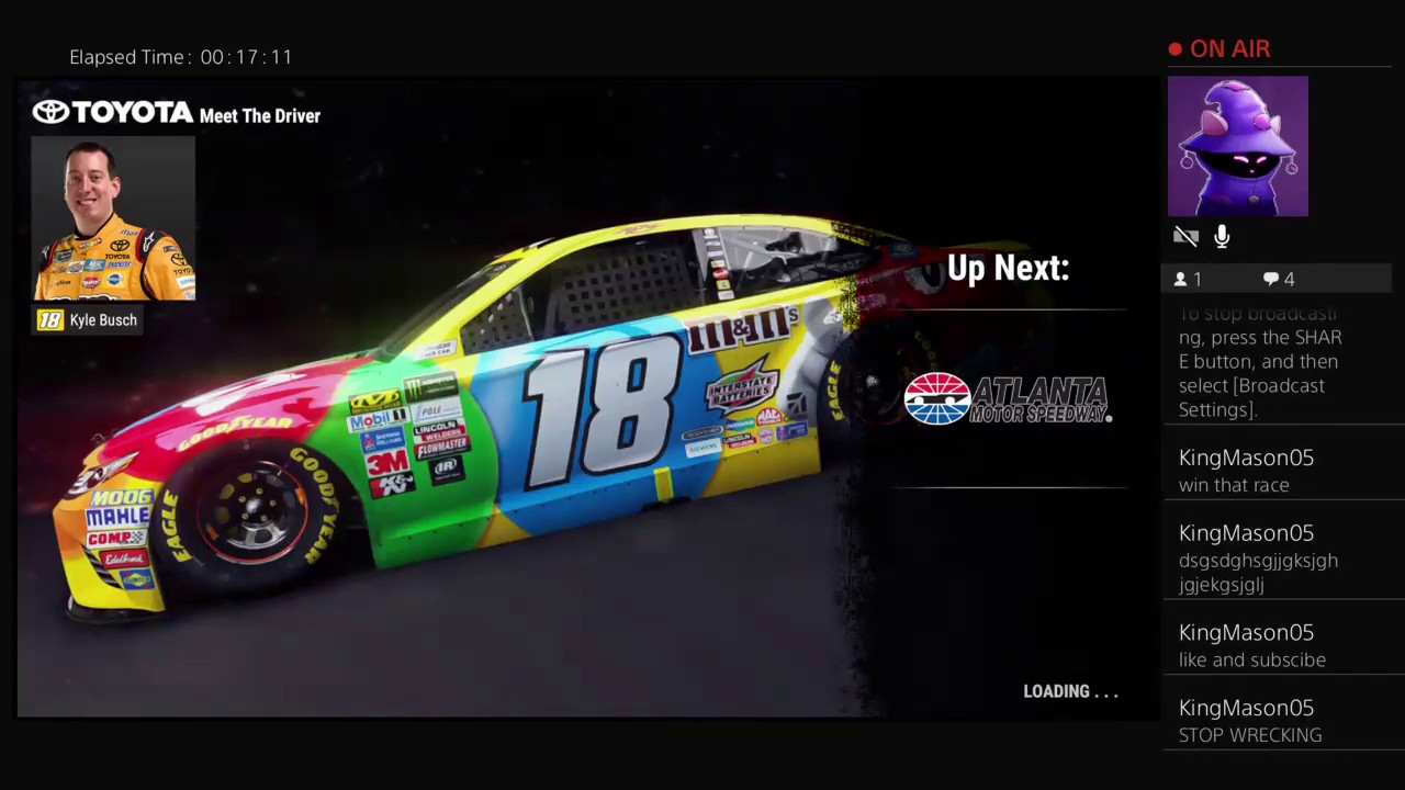 Megatron plays NASCAR Heat 2 - YouTube