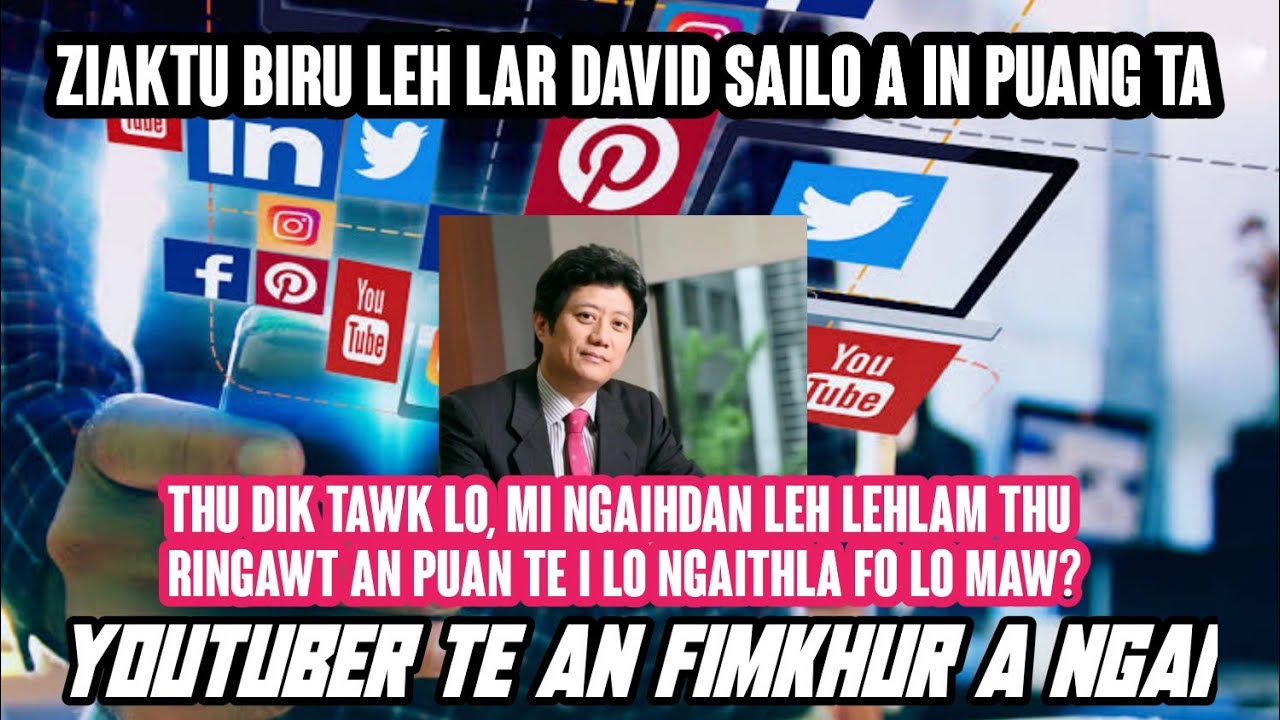 Ziak tu lar David Sailo a in puang e(I lo ral rin dan nen kha chuan a ...
