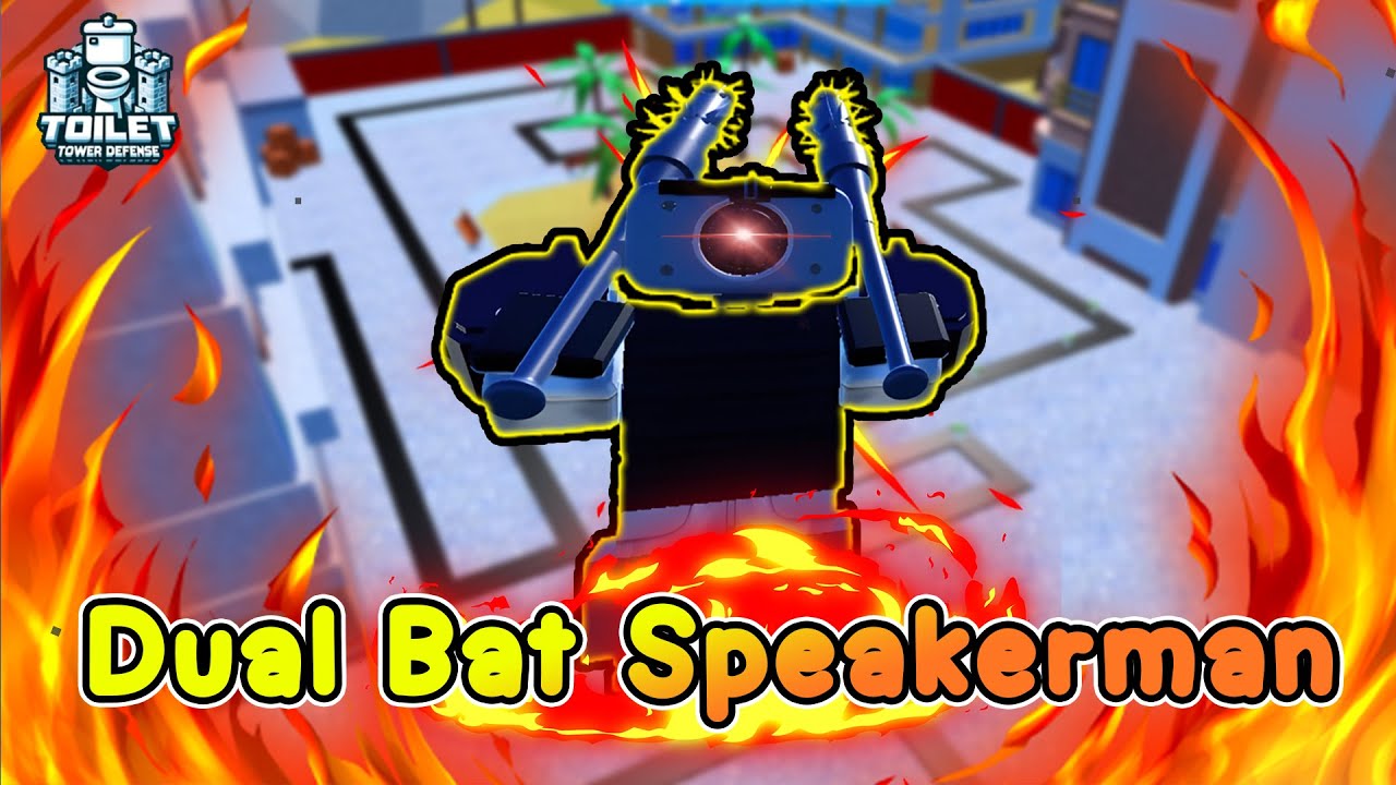 ⚾รีวิวพี่นักเลงเก่า" Dual Bat Speakerman " | Toilet Tower Defense - YouTube