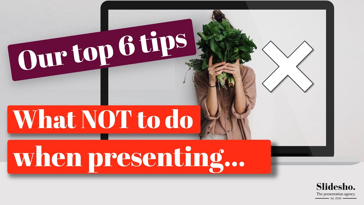 DON'T DO THAT | 6 tips on what NOT to do when presenting - YouTube