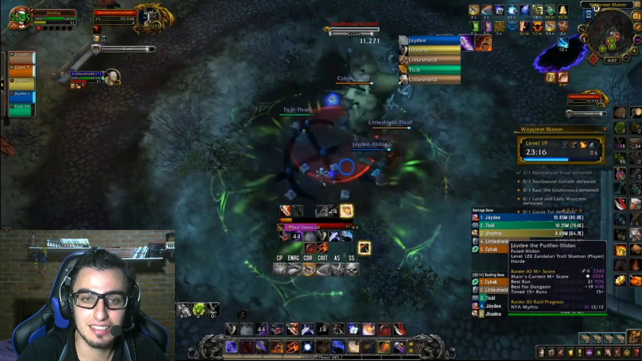 Mecânica Dos Boss Mansão Capelo (Waycrest Manor) World Of Warcraft ...