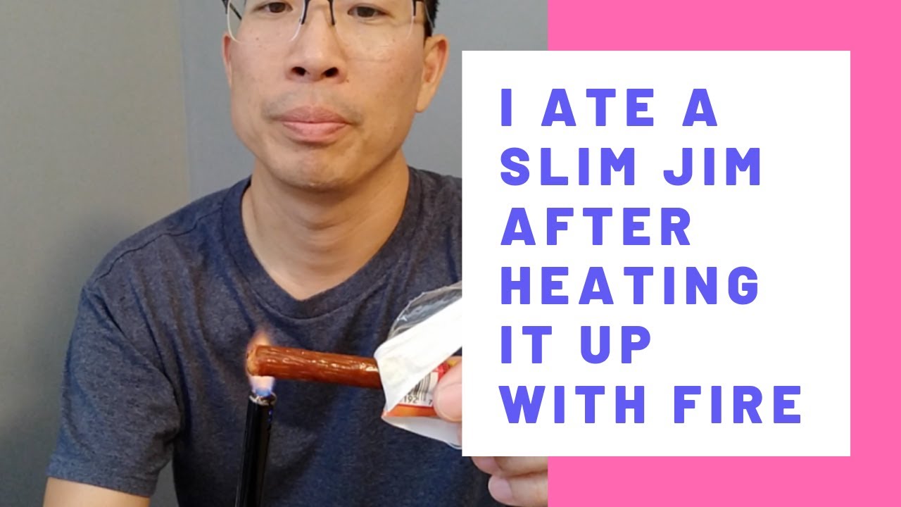 Eating a burned Slim Jim - will it catch fire? - Wonstar Reviews - YouTube