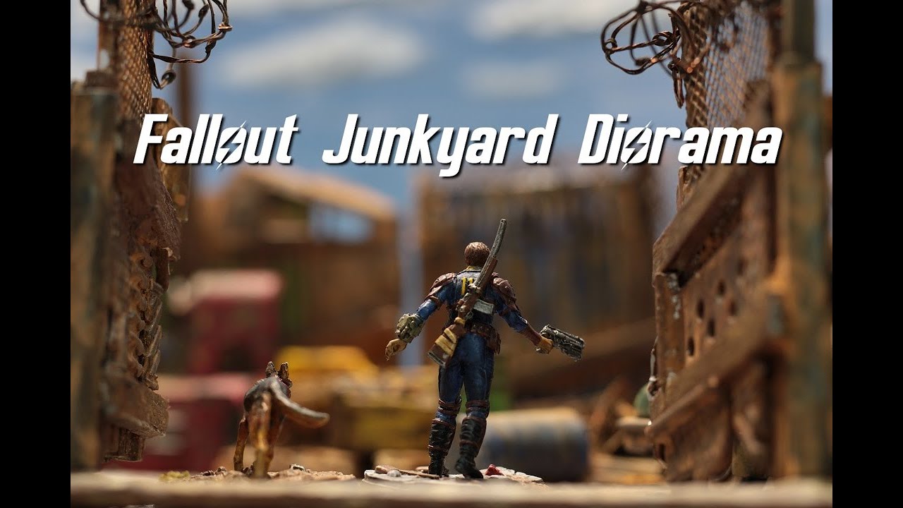 Fallout Junkyard Diorama Wasteland Warfare - YouTube
