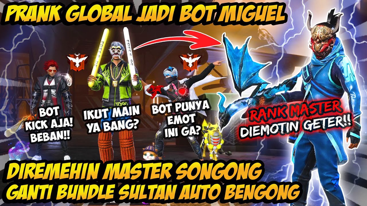 Prank Global Tampilan Bot Dihina Master Songong Ngamuk Ganti Bundle