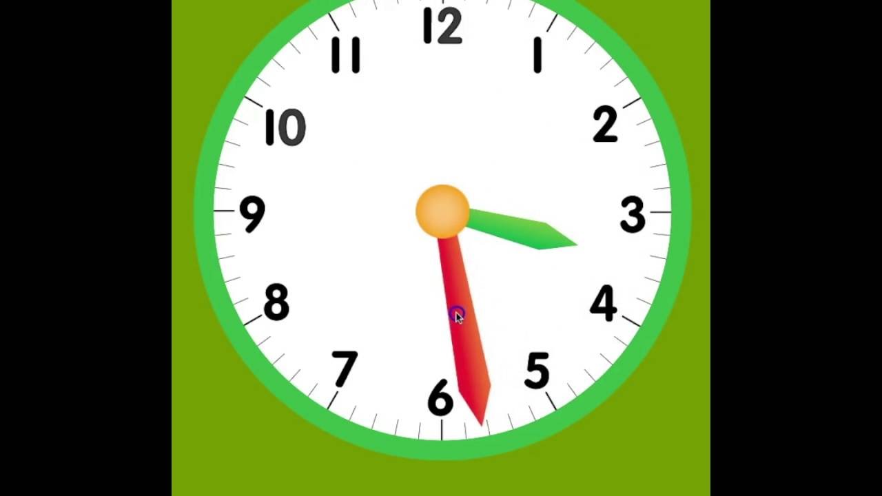How To Tell Time On An Analog Clock YouTube