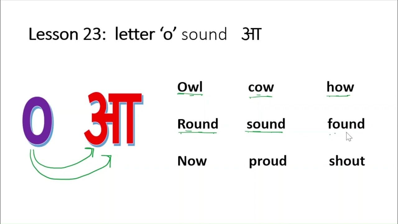 lesson22 letter 'o' sound " अ " Reading practice. #englishreading # ...