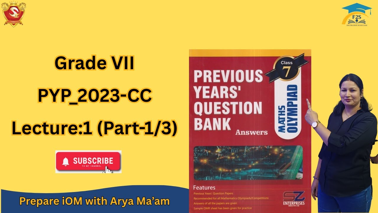 Silverzone IMO Grade 7 | Previous Year Question Paper 2023 (Set CC ...