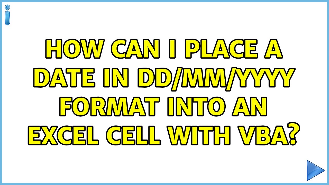 Solved How Can I Place A Date In Dd mm yyyy Format Into 9to5Answer Solved How Can I Place A Date In Dd mm yyyy Format Into 9to5Answer
