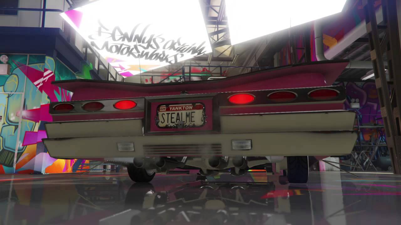 GTA V Online Exclusive Yankton Number Plate On Lowrider W Rashgang GTA V Online Exclusive Yankton Number Plate On Lowrider W Rashgang
