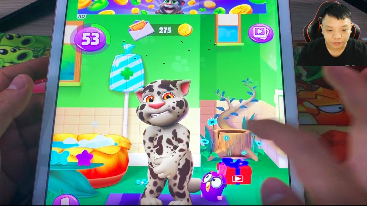 Hướng Dẫn Chơi Games My Talking Tom 2, Nuôi Mèo Tôm Phần #3 - YouTube