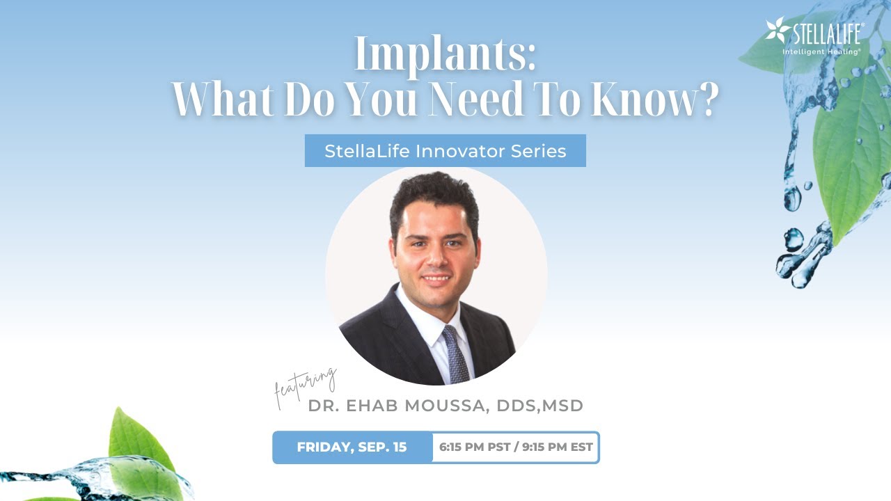Dr. Ehab Moussa, DDS, MSD, New Orleans, LA, Stellalife Innovator Series - YouTube