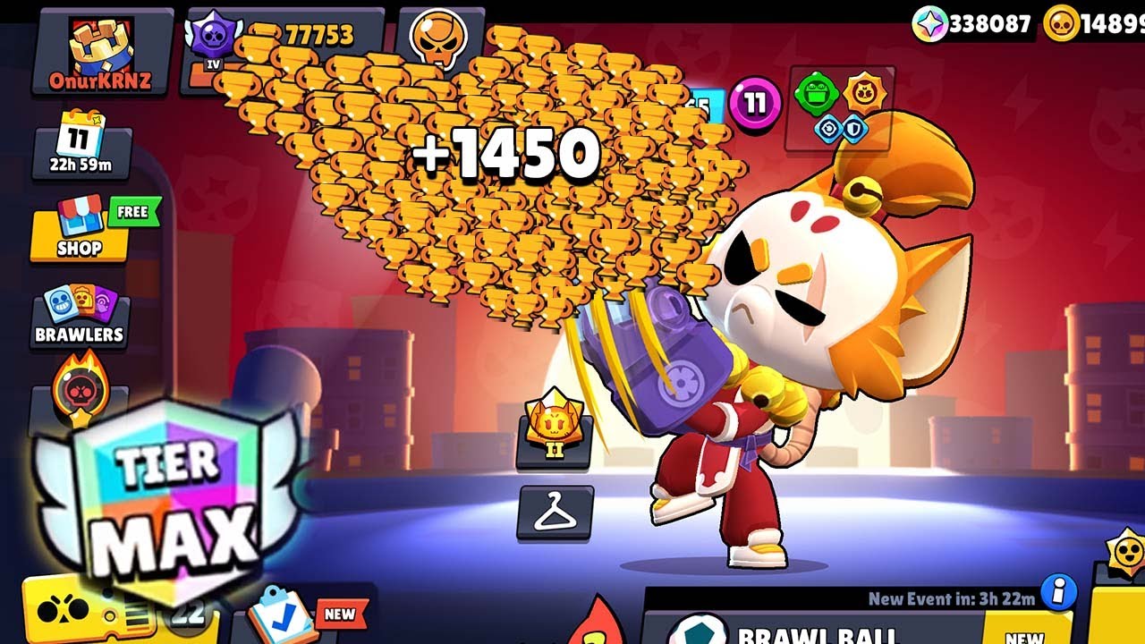 KITBOXER MAX TIER to 1458 TROPHIES🏆 RANK 50🔥 BRAWL STARS NEW UPDATE🔥 ...