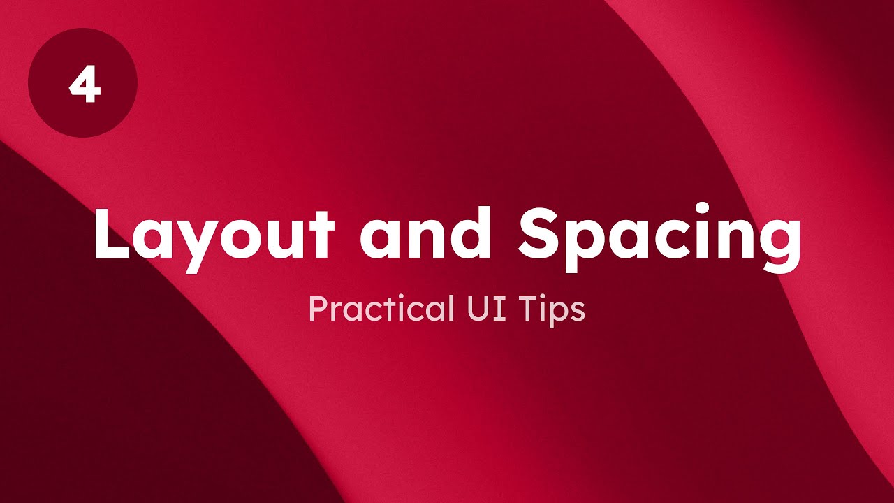 Layout and spacing - Practical UI Tips in Bangla 4/8 - YouTube