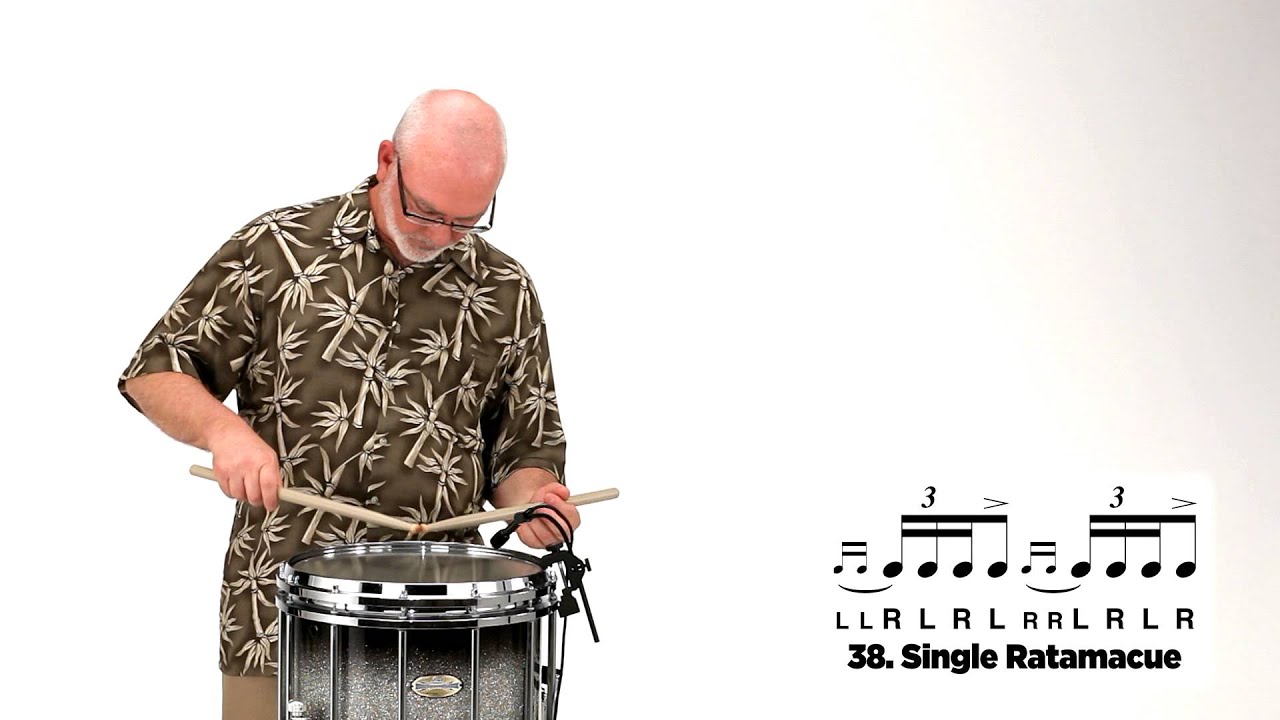 Pearl Drum Rudiments - Single Ratamacue - YouTube