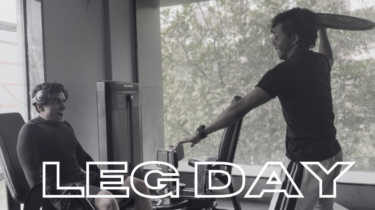 How to train Legs, Crazy Leg day with gym bros | Bodybuilding episode ...