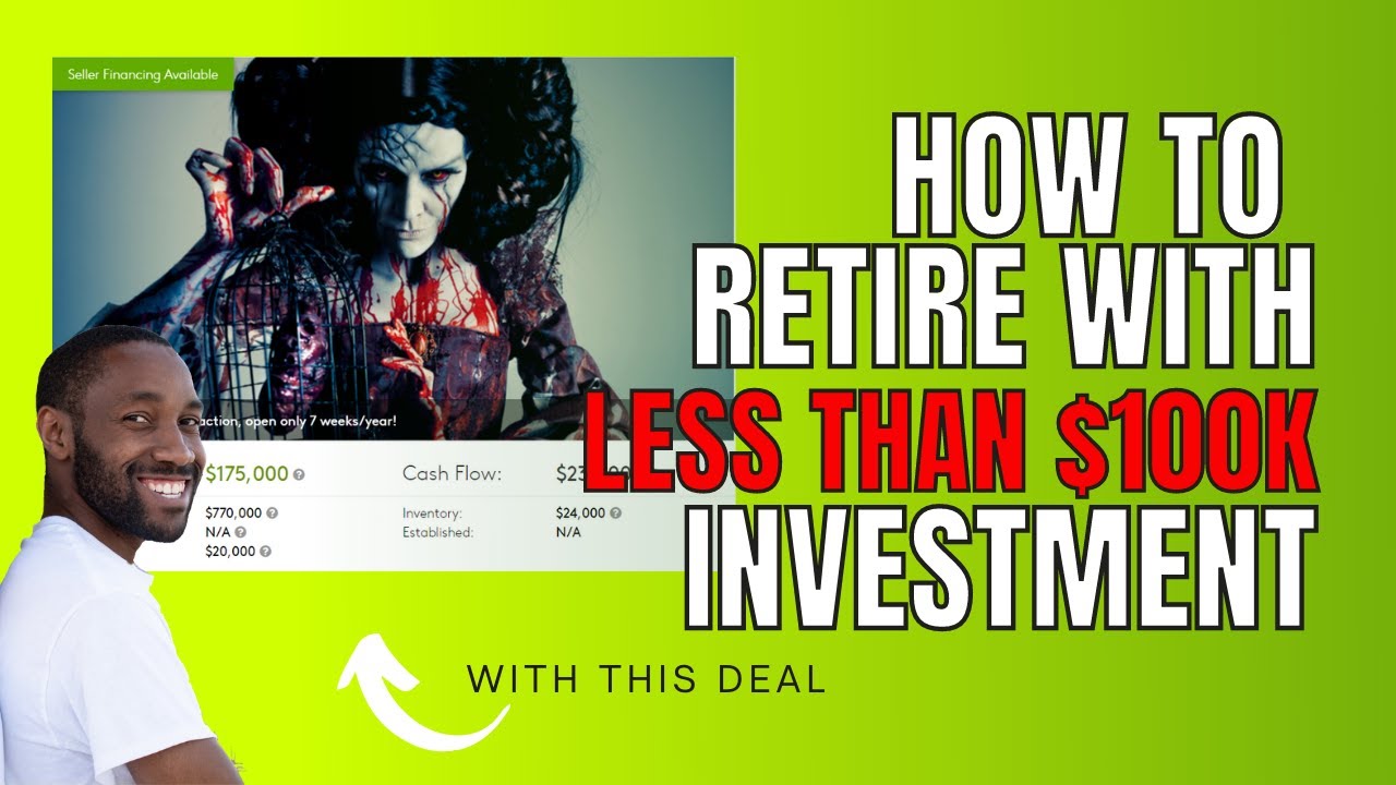 How To Retire With Less Than $100K Investment - YouTube