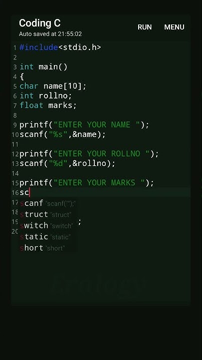 User Input In C Language Float Int Char Use In The Same Code Coding C Btech Float