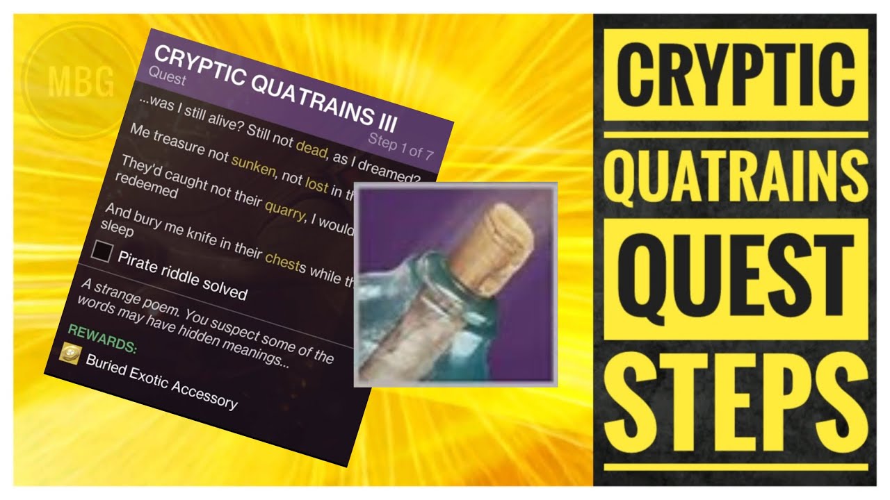 Cryptic Quatrains 3 guide | Destiny 2 - YouTube