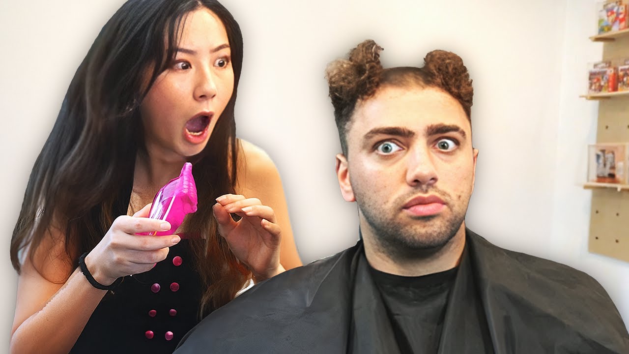 I Let Fuslie Cut My Hair... never again - YouTube