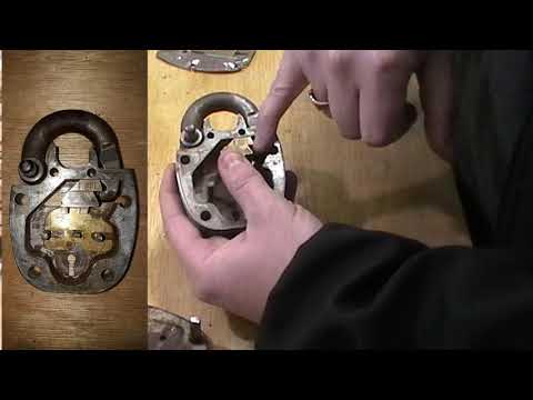 Squire Defiant Lever Padlock - discussion of patent and working parts ...