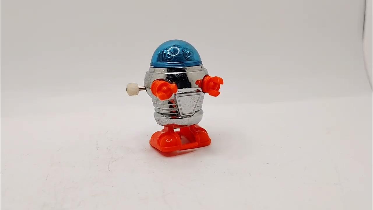Vintage Tomy Rascal Robots Wind Up Walking Robot Toy 1977 Works See ...