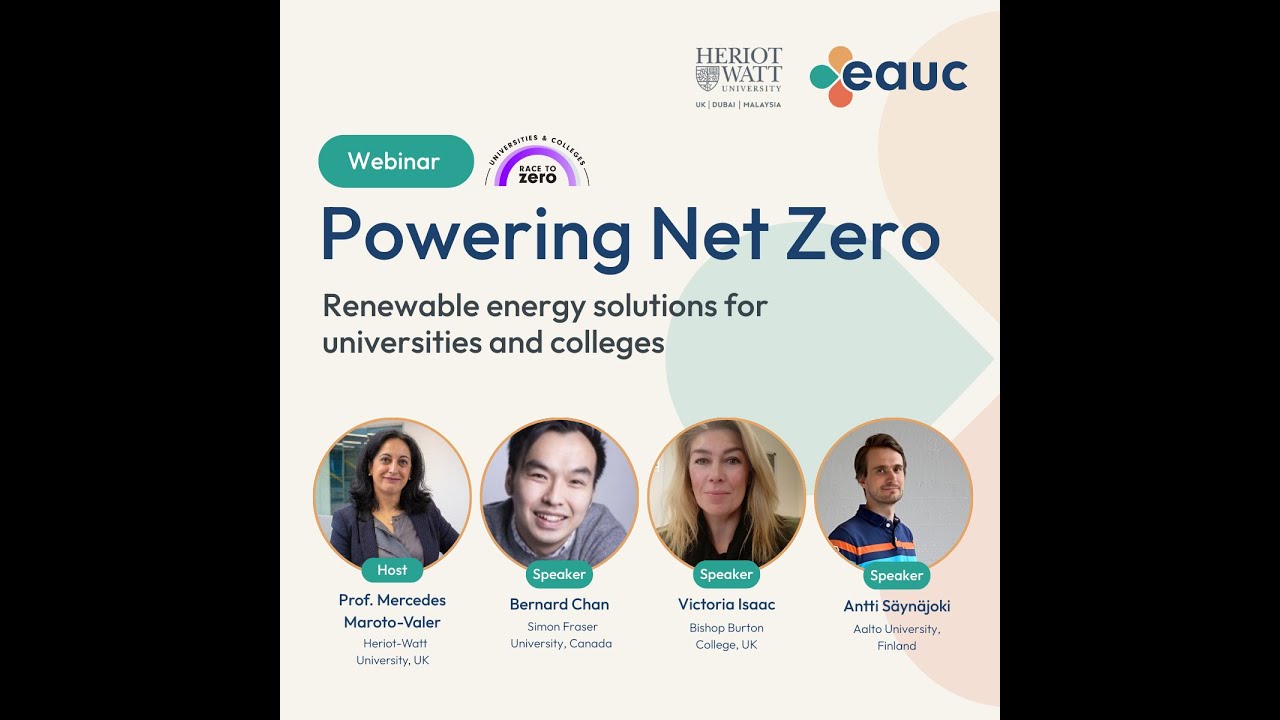 Powering Net Zero Webinar - Renewable Energy Solutions for Universities ...